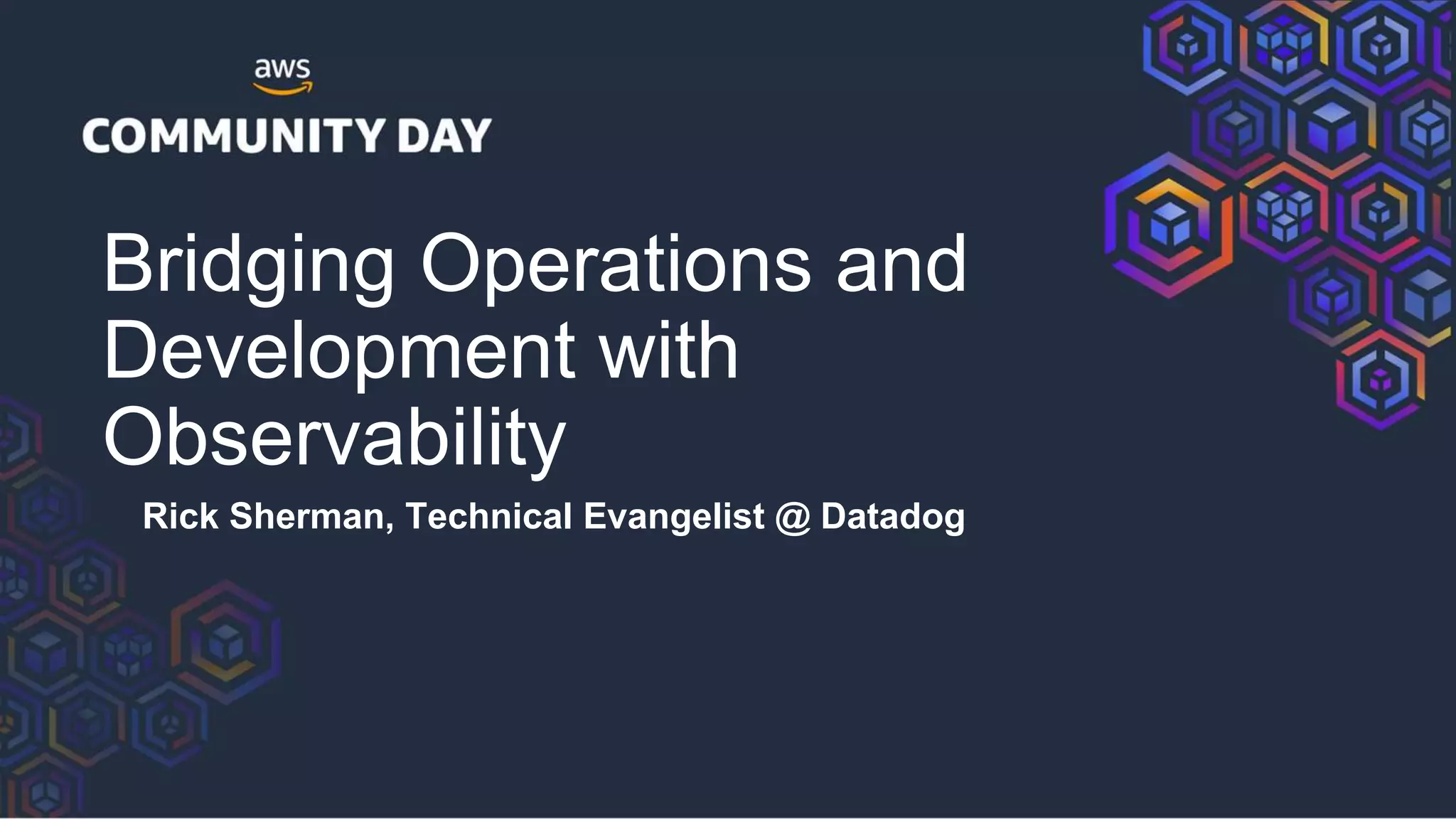 Bridging Operations and Development With Observabilty | PPTX