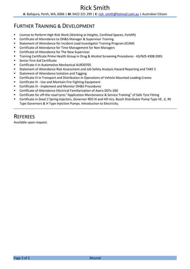 Rick smith resume jun16 | PDF