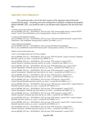 Detecting BitTorrents Using Snort | PDF