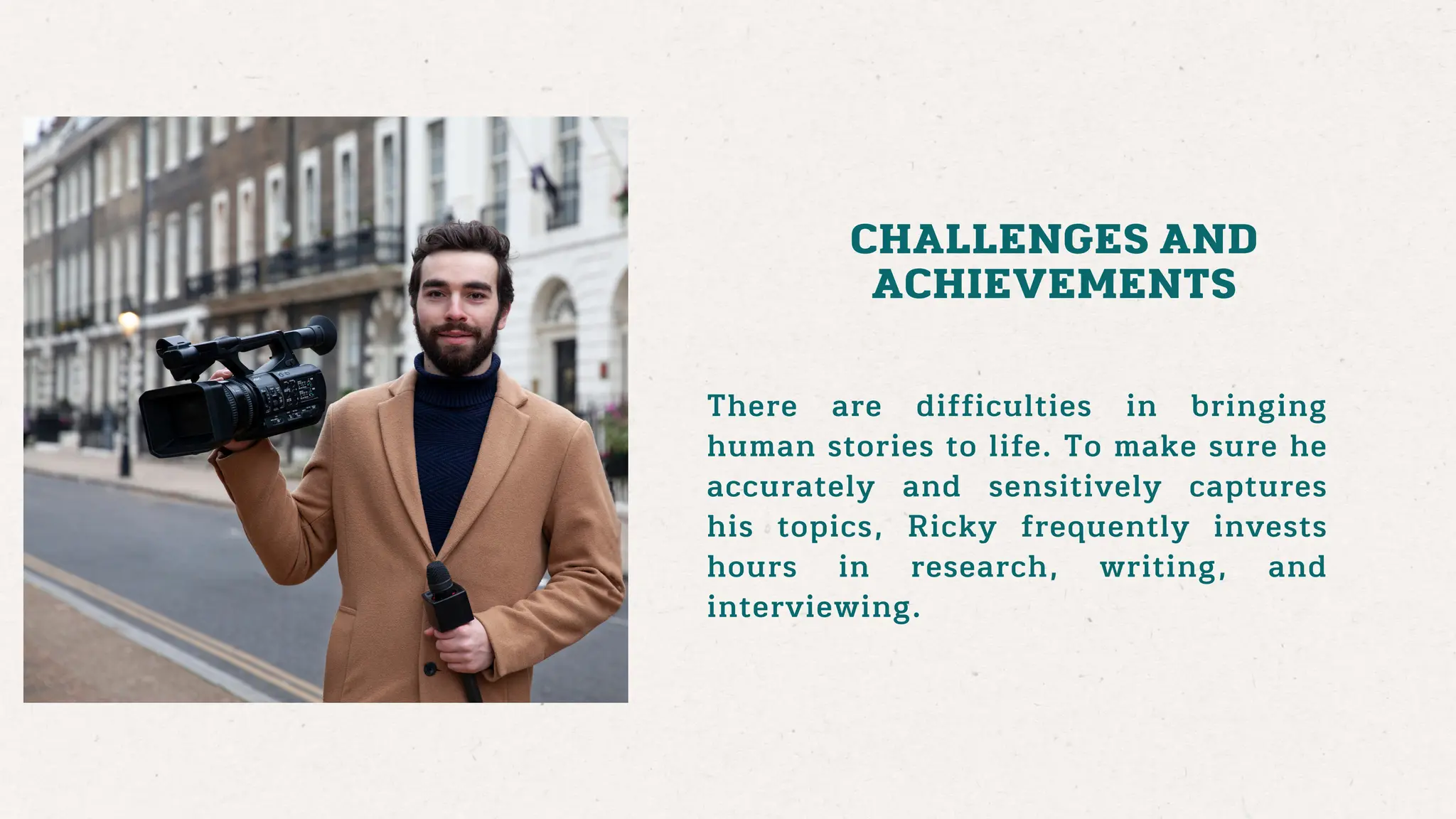 Ricky French: The Journalist Whose Work Is Built Around the Human ...