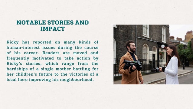 Ricky French: The Journalist Whose Work Is Built Around the Human ...