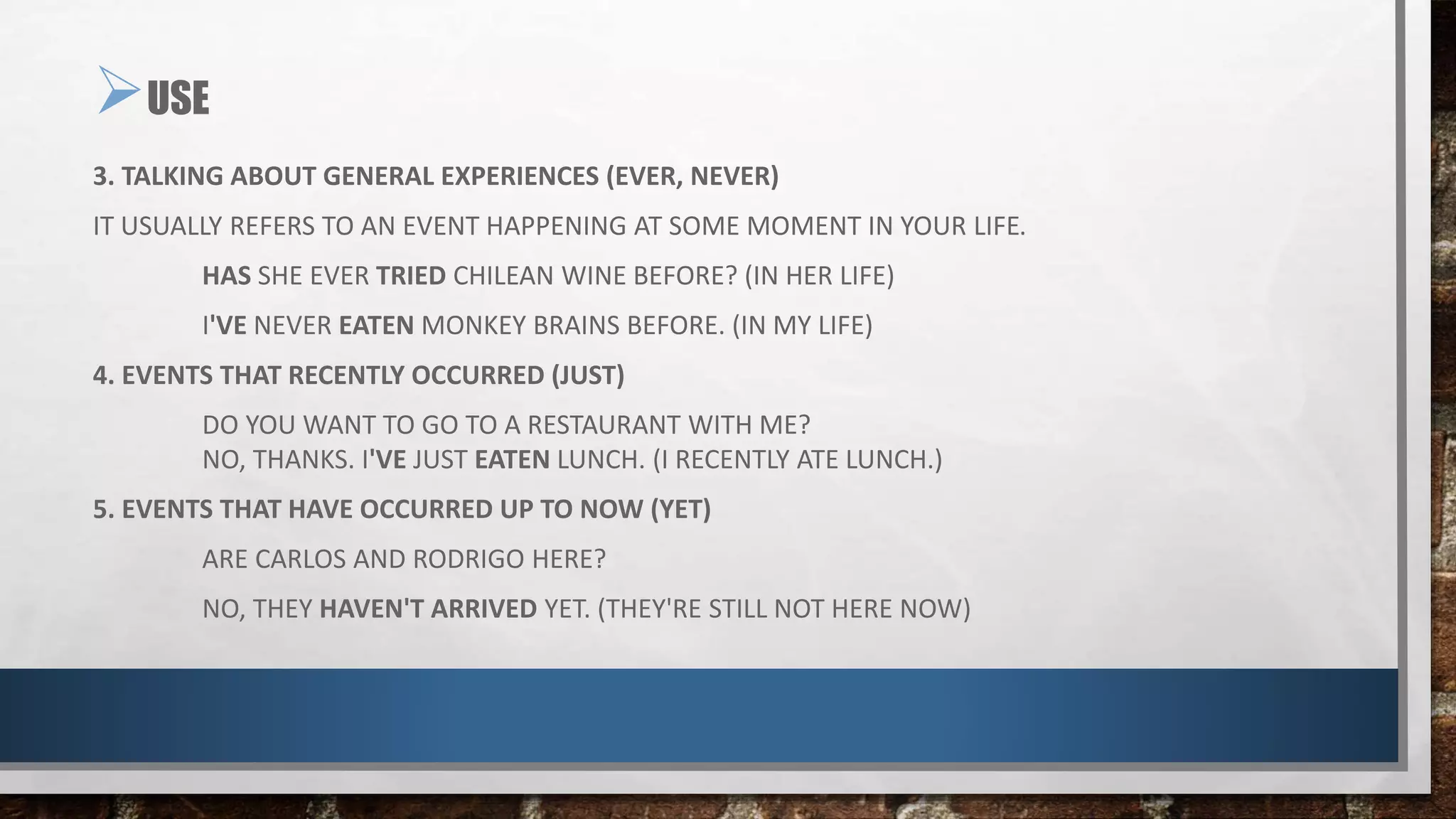 present perfect, present perfect continuous and future perfect ...