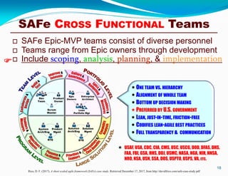 Scaled Agile Framework (SAFe) 4.6 in U.S. Government | PDF