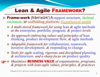 Scaled Agile Framework (SAFe) 4.6 in U.S. Government | PPT