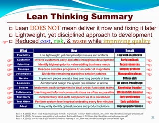 Business Value of Lean Thinking | PPT