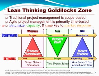 Business Value of Lean Thinking | PPT
