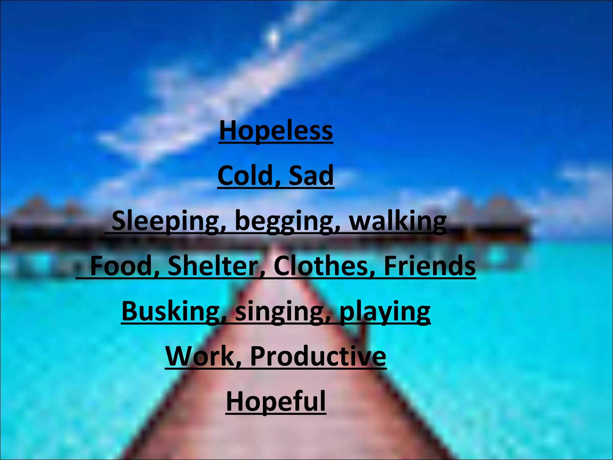 Rico homeless poetry | PPT