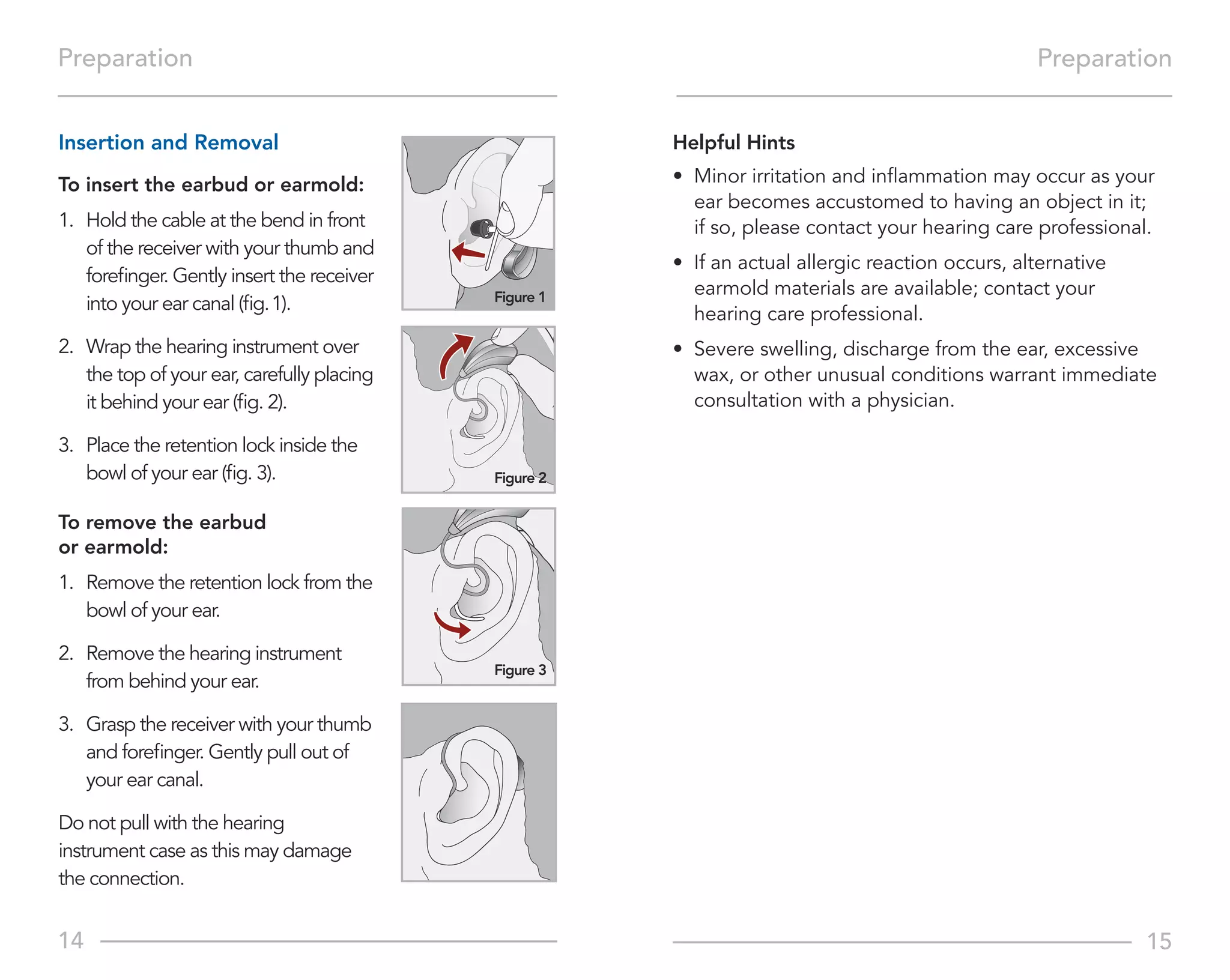 RIC (Receiver in Canal) hearing aid operations Manual | PDF