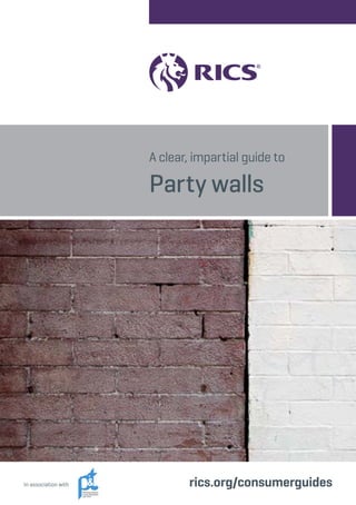 RICS Party Walls Guide | PDF
