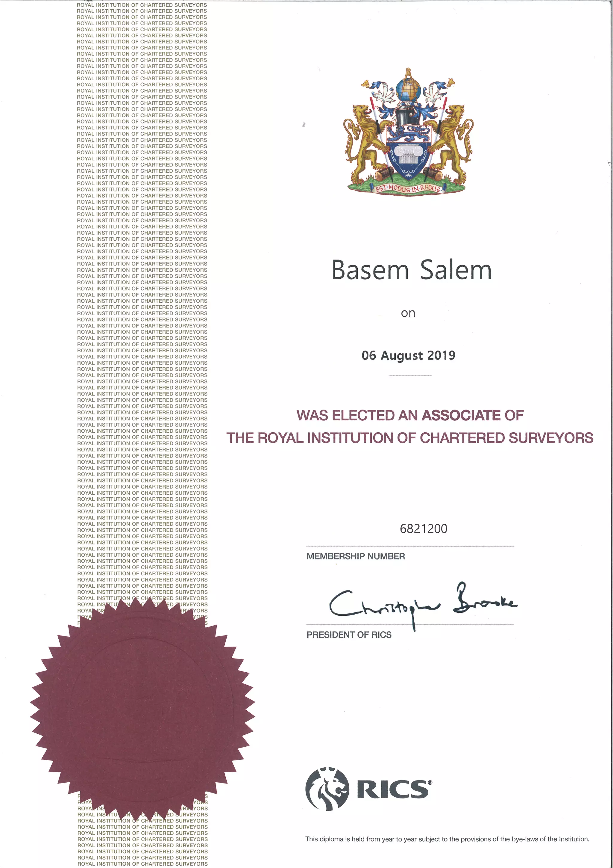 RICS Associate membership | PDF