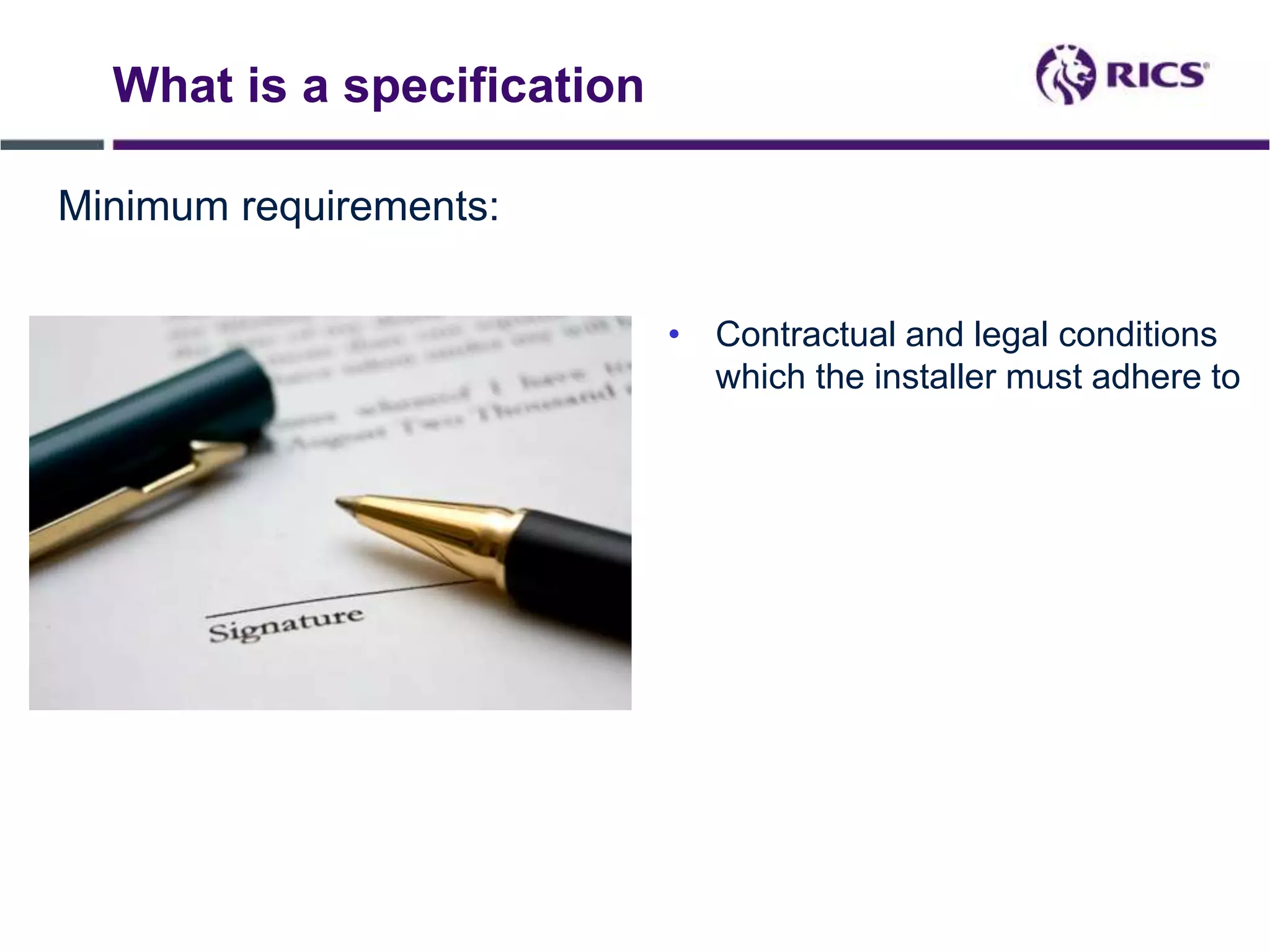 Specification writing | PPTX