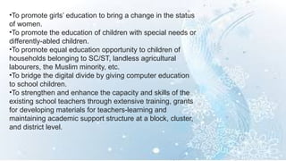 SARVA SHIKSHA ABHIYAN or SSA in sociological prespectives of education ...