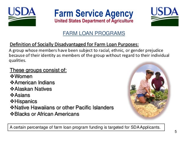 USDA-Farm Service Agency Farm Loan Programs