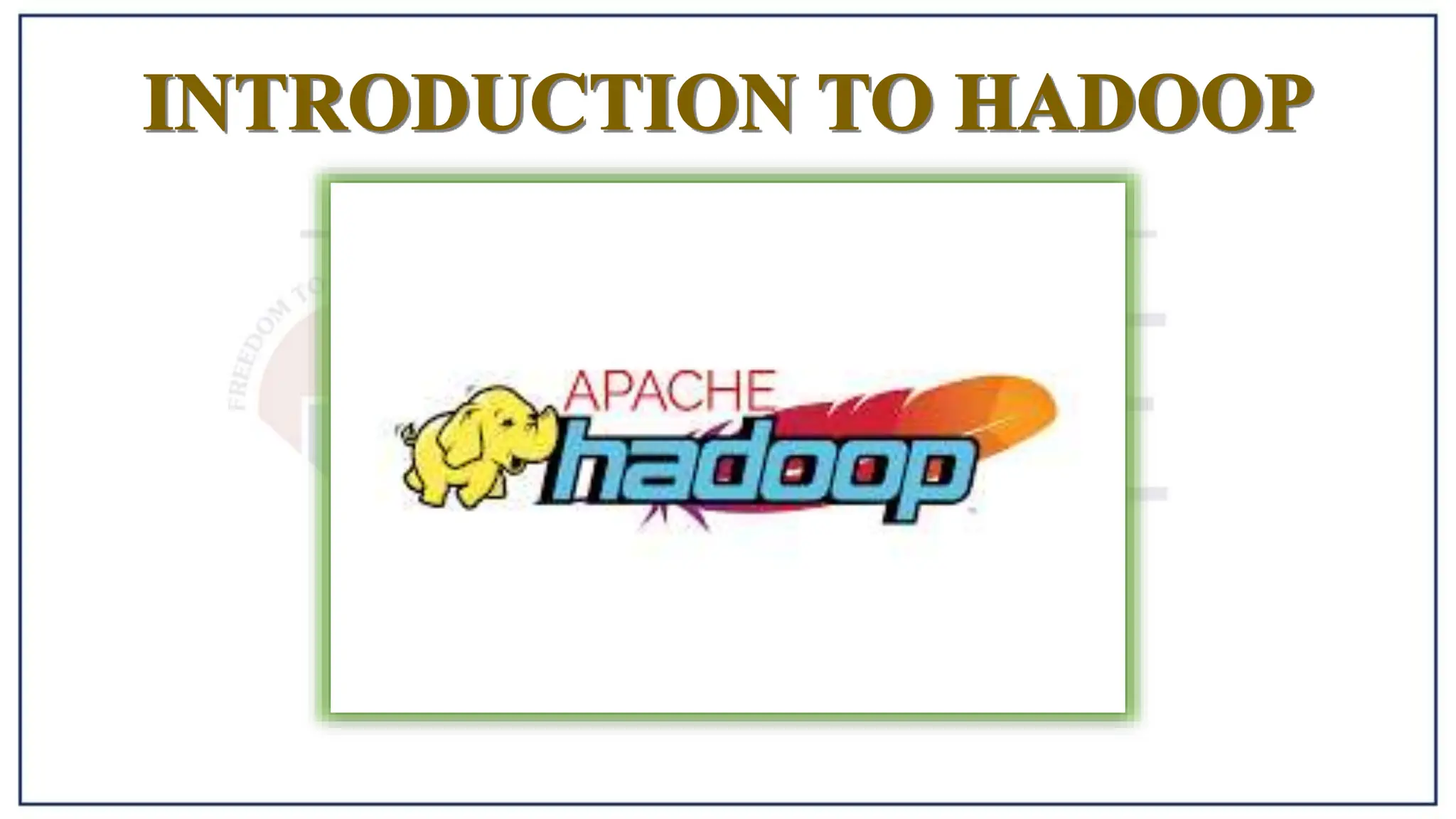 CLOUD COMPUTING PPT ON THE TOPIC : HADOOP TECHNOLOGIES | PPTX