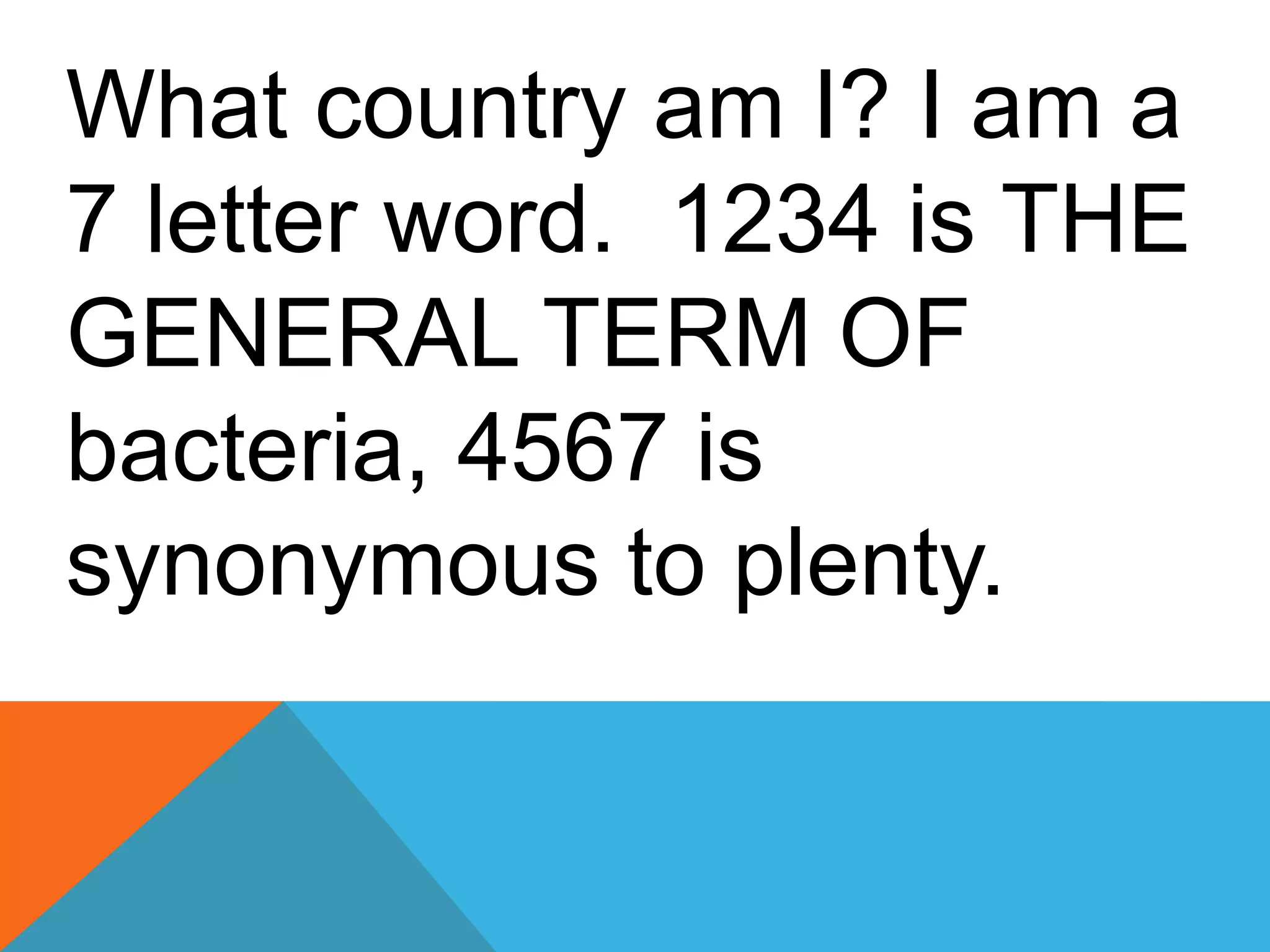 Country riddles | PPTX