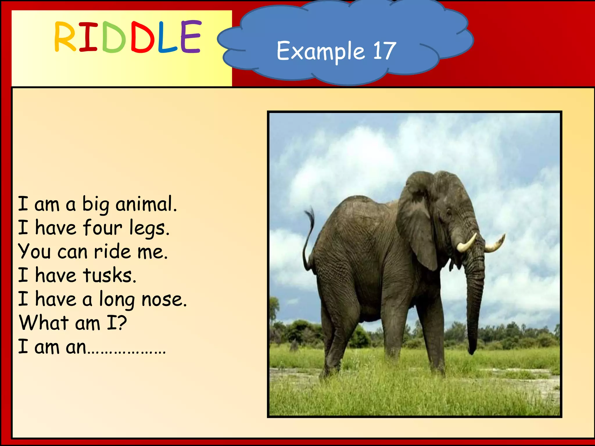 Animal Riddles. | PPT