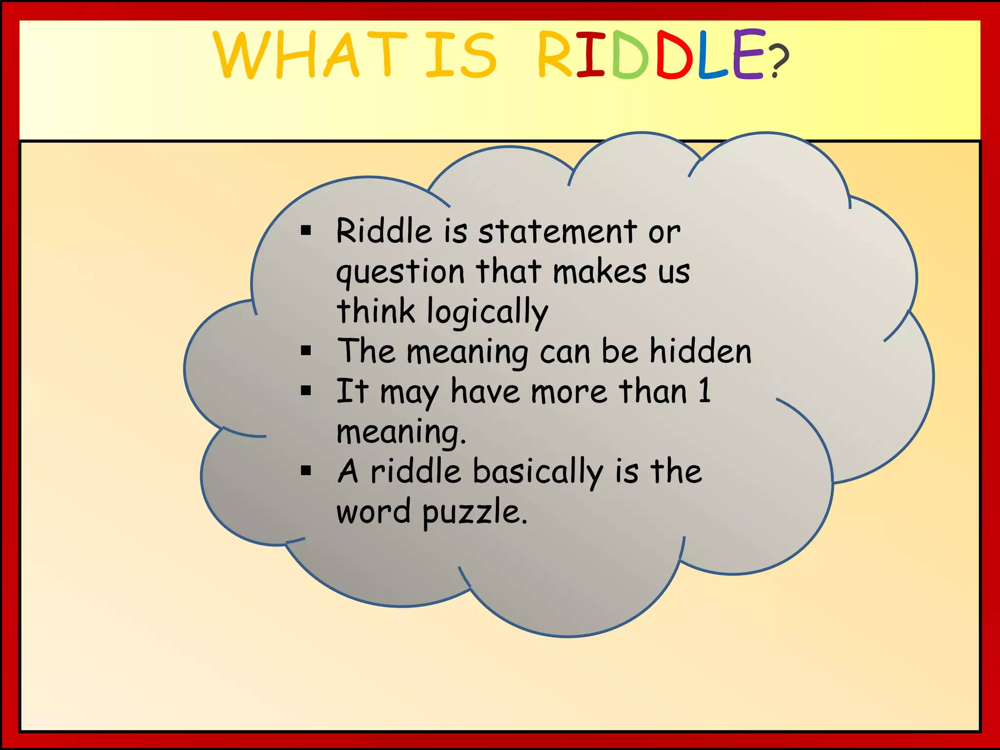 Animal Riddles. | PPT