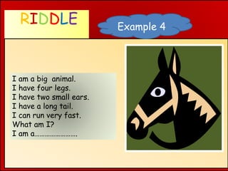 Animal Riddles. | PPT