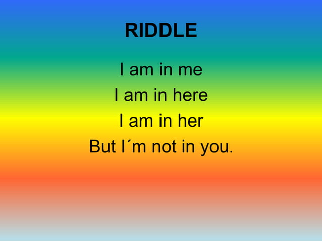 Riddles | PPTX
