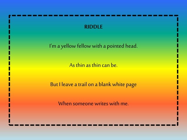 Riddles | PPTX