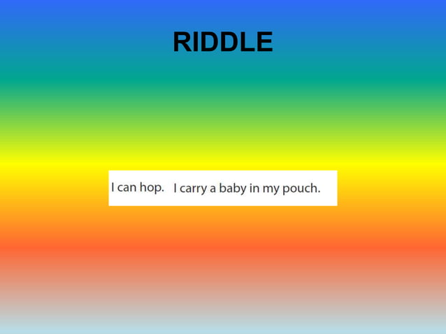 Riddles | PPTX