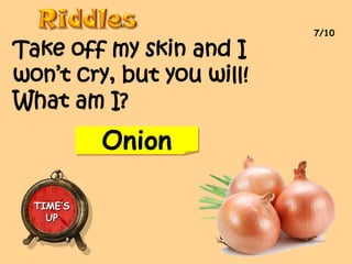 Riddles for English as a good tool...ppt
