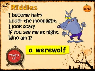 Riddles for English as a good tool...ppt