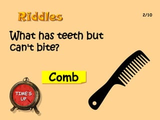 Riddles for English as a good tool...ppt