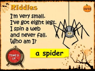 Riddles for English as a good tool...ppt