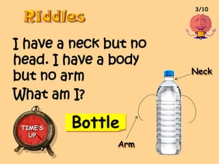 Riddles for English as a good tool...ppt
