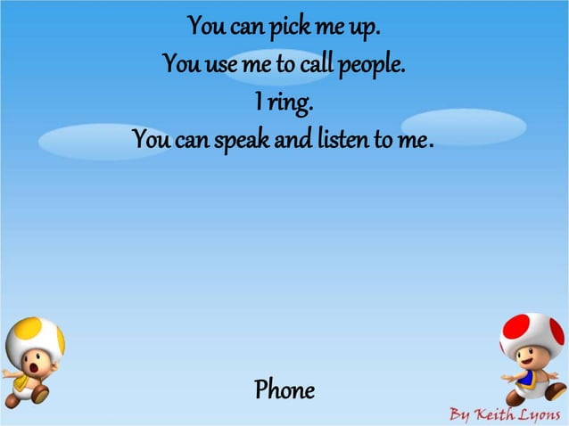 Riddles super-mario-bomb-game-fun-activities-games-games 94682 | PPT