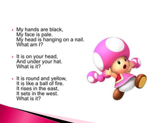 Riddles in english | PPTX