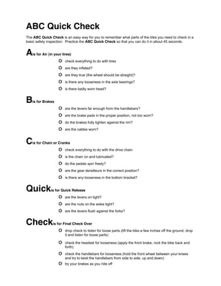 Ride Leaders Manual | PDF