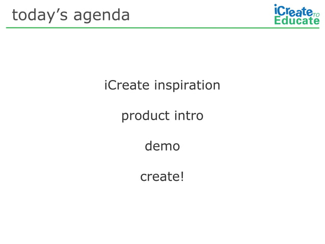 iCreate to Educate Presentation | PPT