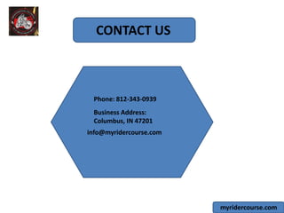 Rider education indiana | PPT
