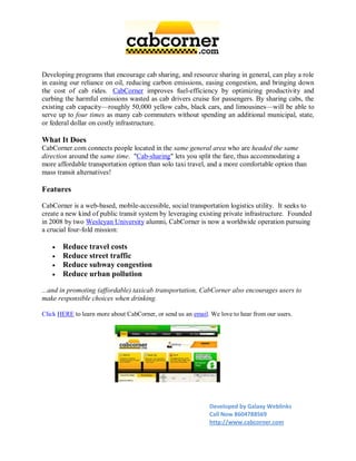 Ridesharing | PDF | Travel