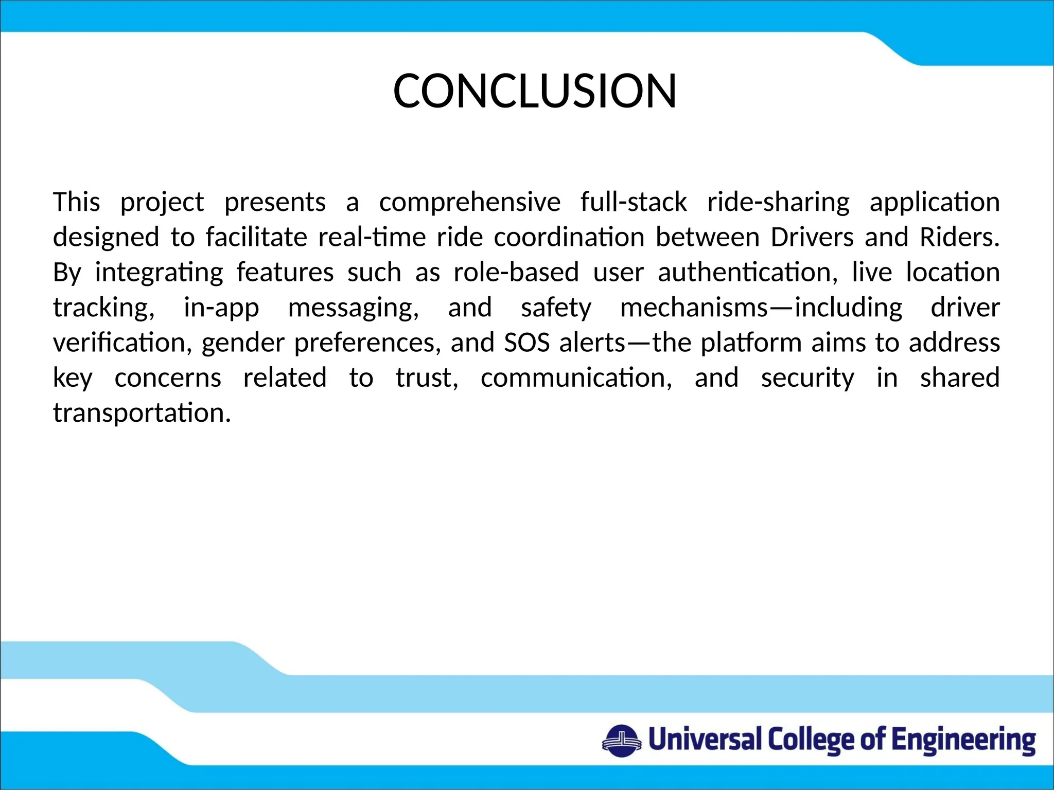 "Smart Ride Sharing Web App for Easy Travel | PPTX