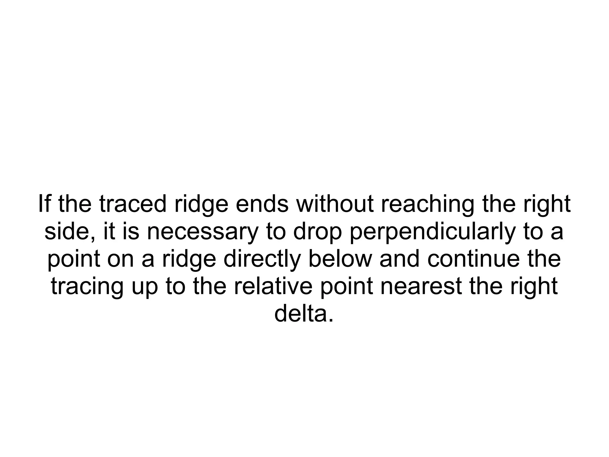 Ridge counting-and-tracing | PPT