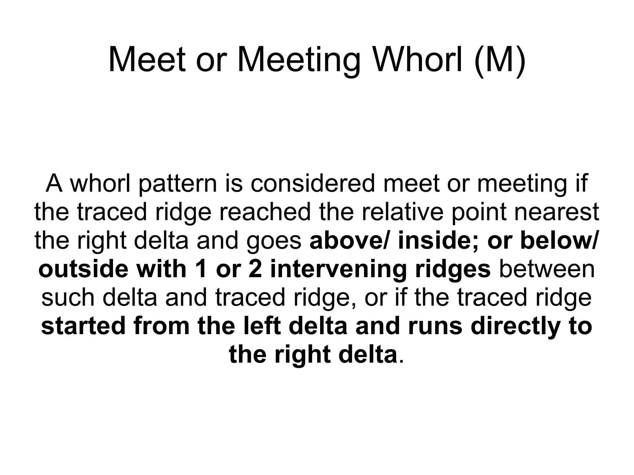 Ridge counting-and-tracing | PPT