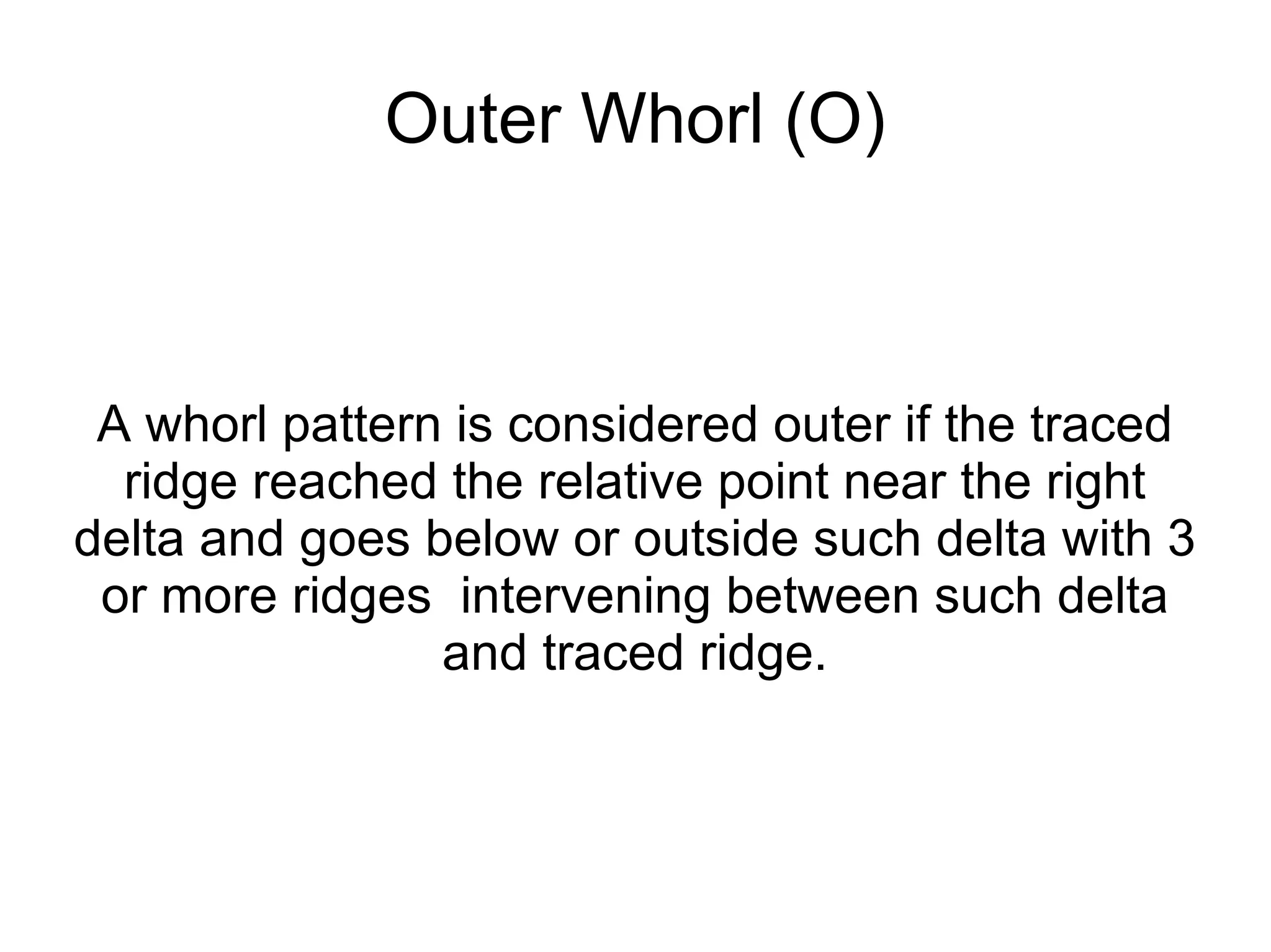 Ridge counting-and-tracing | PPT