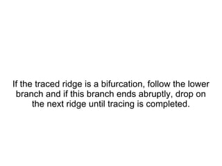Ridge counting-and-tracing | PPT