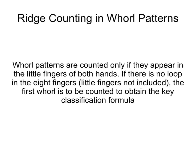 Ridge counting-and-tracing | PPT | Geology | Science