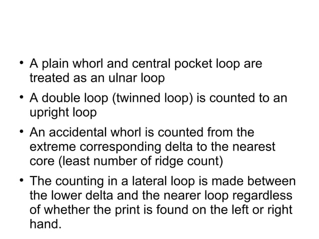 Ridge counting-and-tracing | PPT | Geology | Science