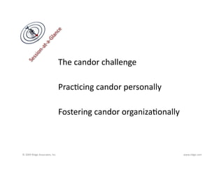 The Candor Imperative | PPT
