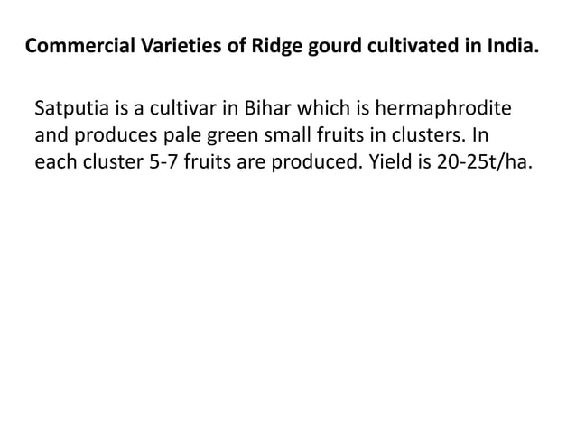 Ridge gourd | PPTX
