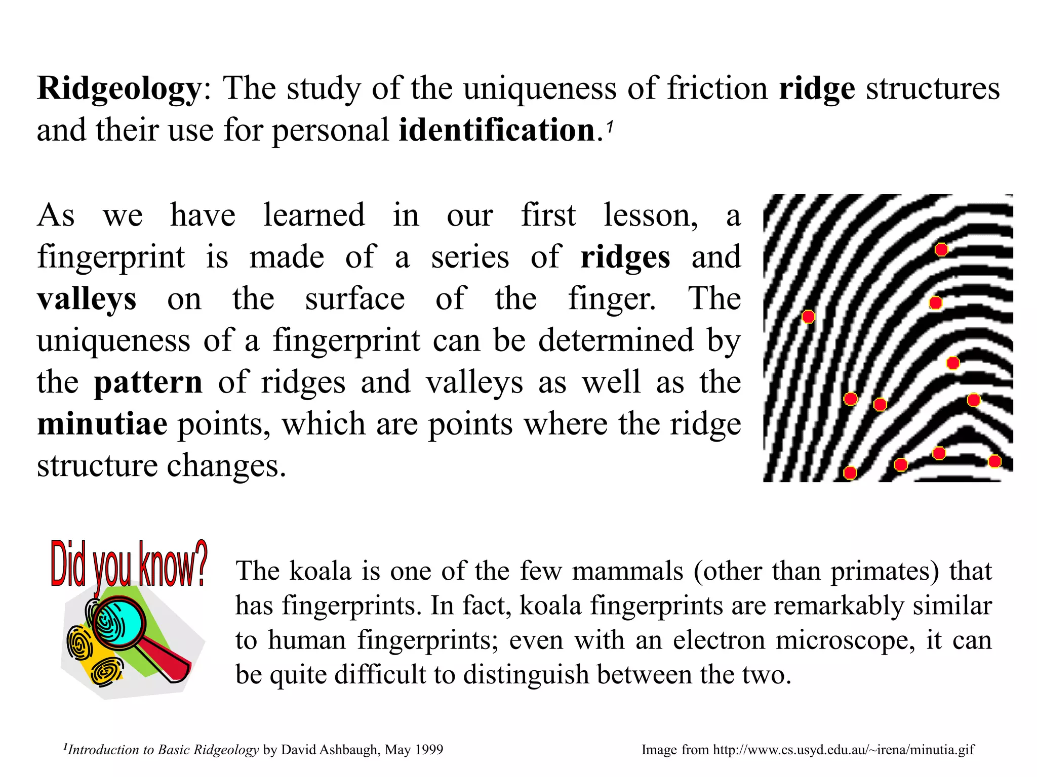 Ridgeology | PPT | Science