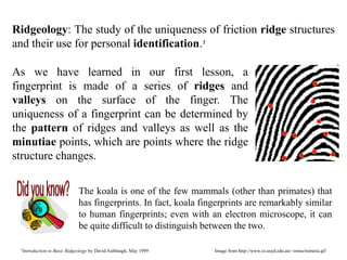 Ridgeology | PPT