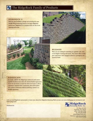 Ridge Rock 2011 Brochure | PDF