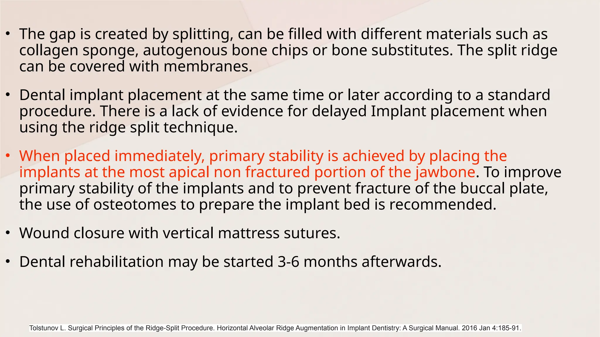 Ridge Split Techniques in Prosthodontics: Enhancing Alveolar Ridge for ...
