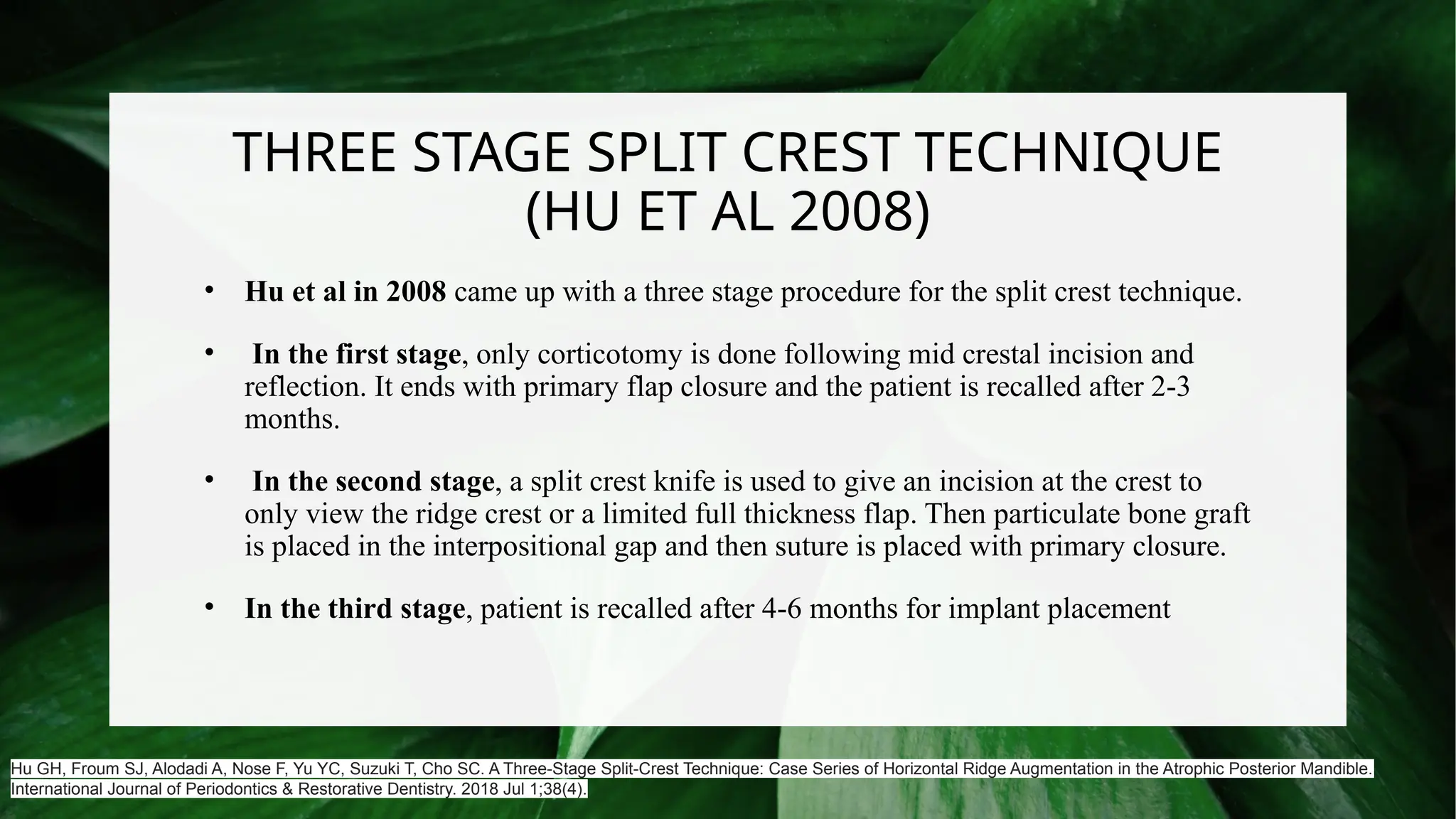Ridge Split Techniques in Prosthodontics: Enhancing Alveolar Ridge for ...